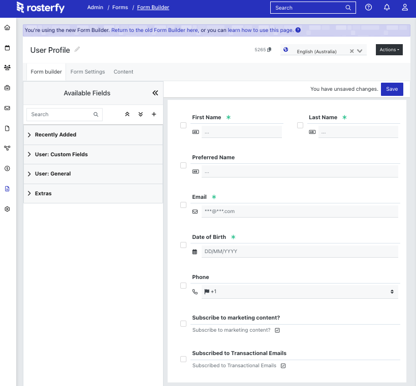 Adding Custom Fields To A Form